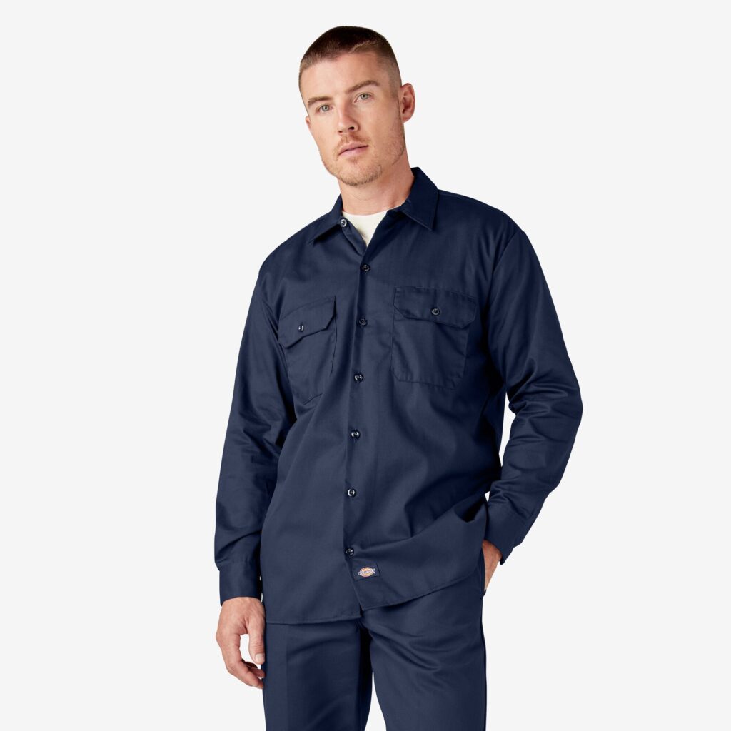Pit Crew Long Sleeve Dickies Work Shirt – Montana Pittie Project