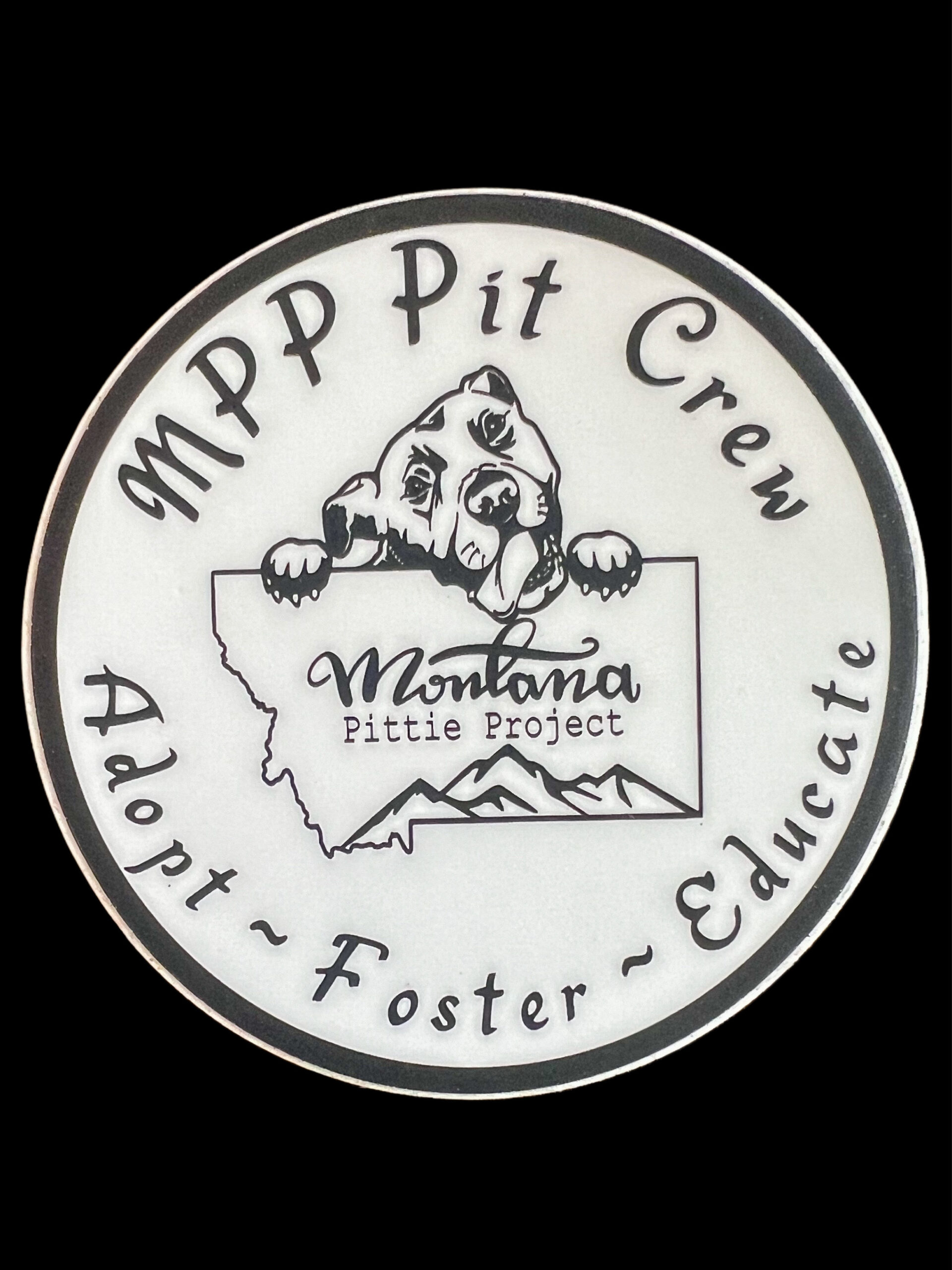 STICKERS – PIT CREW ATTITUDE – Montana Pittie Project